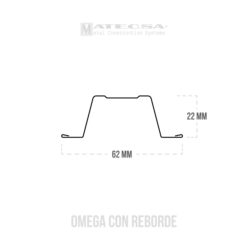 Omega-Matecsa-62x22mm-cal24-medida | Pinturas y Yesos S.A.S